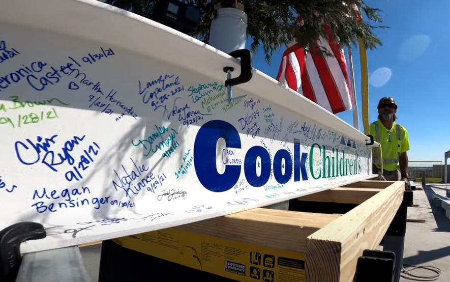 Cook Children's Medical Center in Prosper Holds Topping Out Ceremony ...